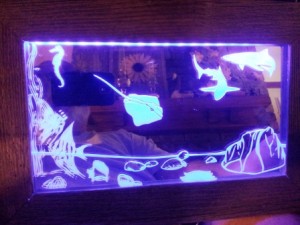 Using Mirrors & Adding LED to Glass Etchings
