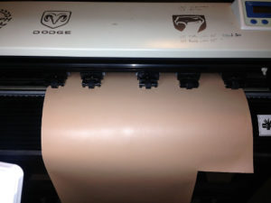 Vinyl Cutter Modification to Prevent Vinyl or Sandmask Jam