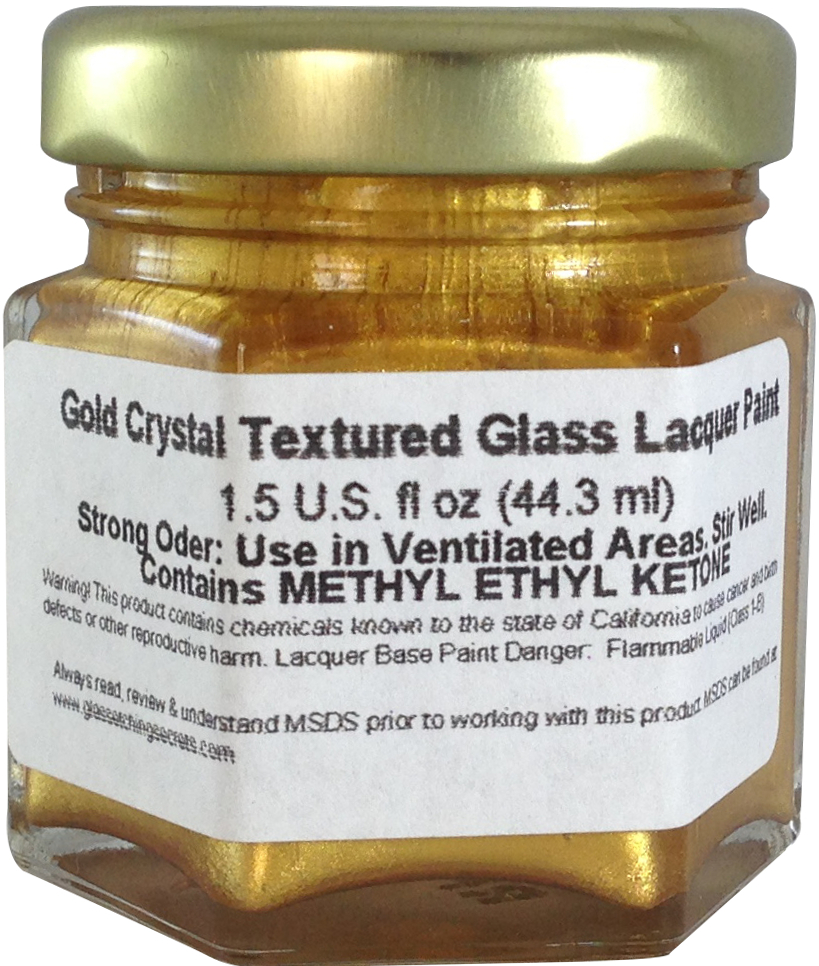 (Textured Crystal) 1.5 oz Glass Lacquer Paint (Out of Stock)