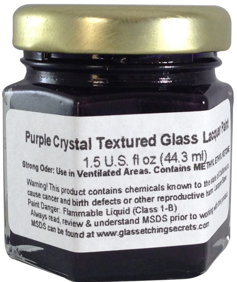 (Textured Crystal) 1.5 oz Glass Lacquer Paint (Out of Stock)