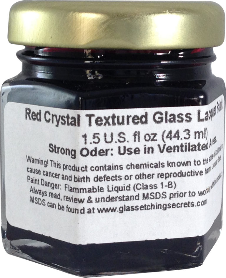 (Textured Crystal) 1.5 oz Glass Lacquer Paint (Out of Stock)